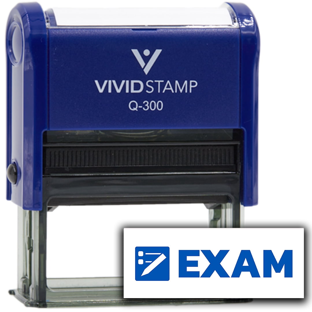 Vivid Stamp Exam Self-Inking Rubber Stamps Teachers And Schools ...