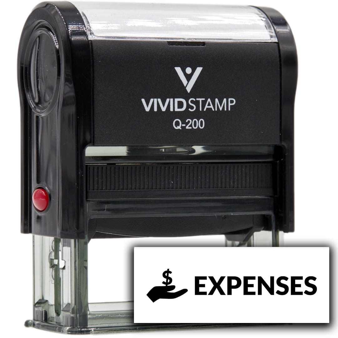 Vivid Stamp Expenses Self-Inking Rubber Stamps Teachers And Schools ...