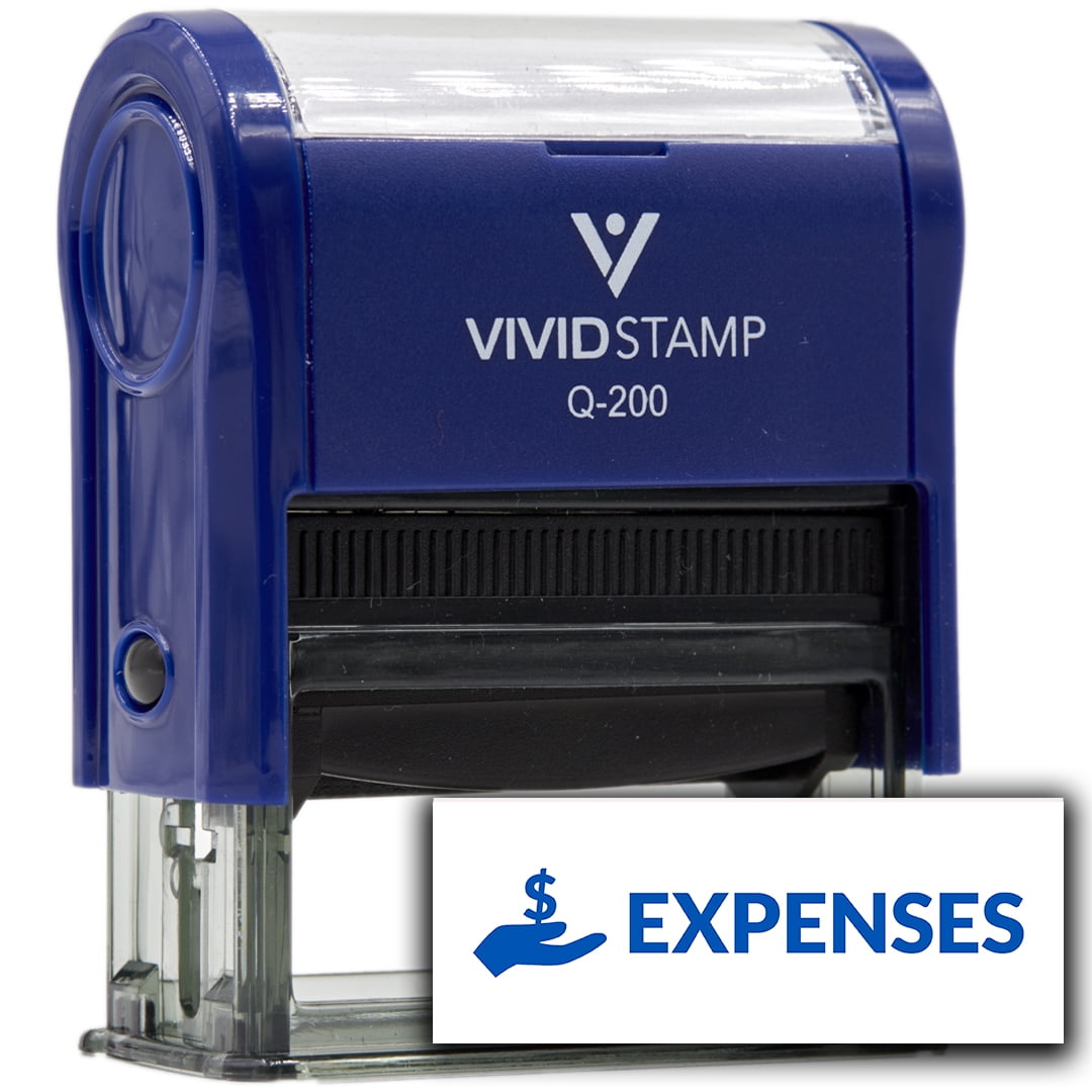 Vivid Stamp Expenses Self-Inking Rubber Stamps Teachers And Schools ...