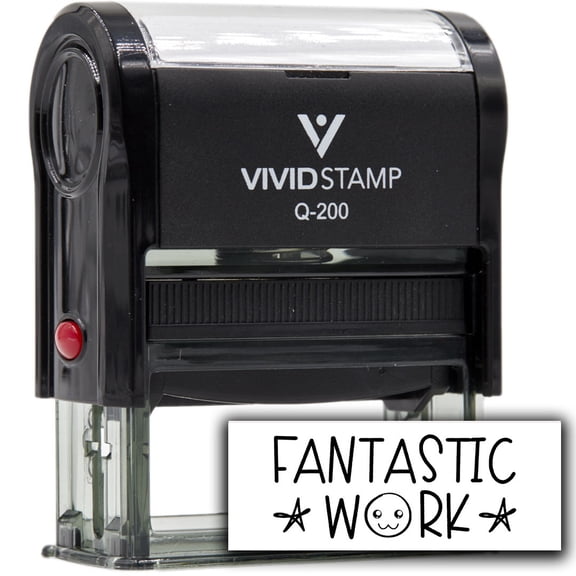 Vivid Stamp MADE IN THE USA (FLAG) Self Inking Rubber Stamp (Black Ink ...