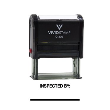 Vivid Stamp A+ Work Self-Inking Rubber Stamps (Black Ink) - Q-400 ...