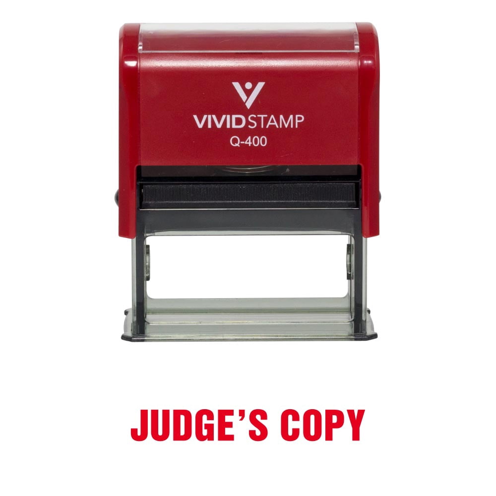 Vivid Stamp Judge'S Copy Office Stamp (Red Ink) - X-Large - Walmart.com