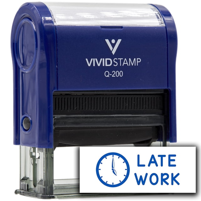 Vivid Stamp Late Work Stamps For Grading Self-Inking Rubber Stamps ...