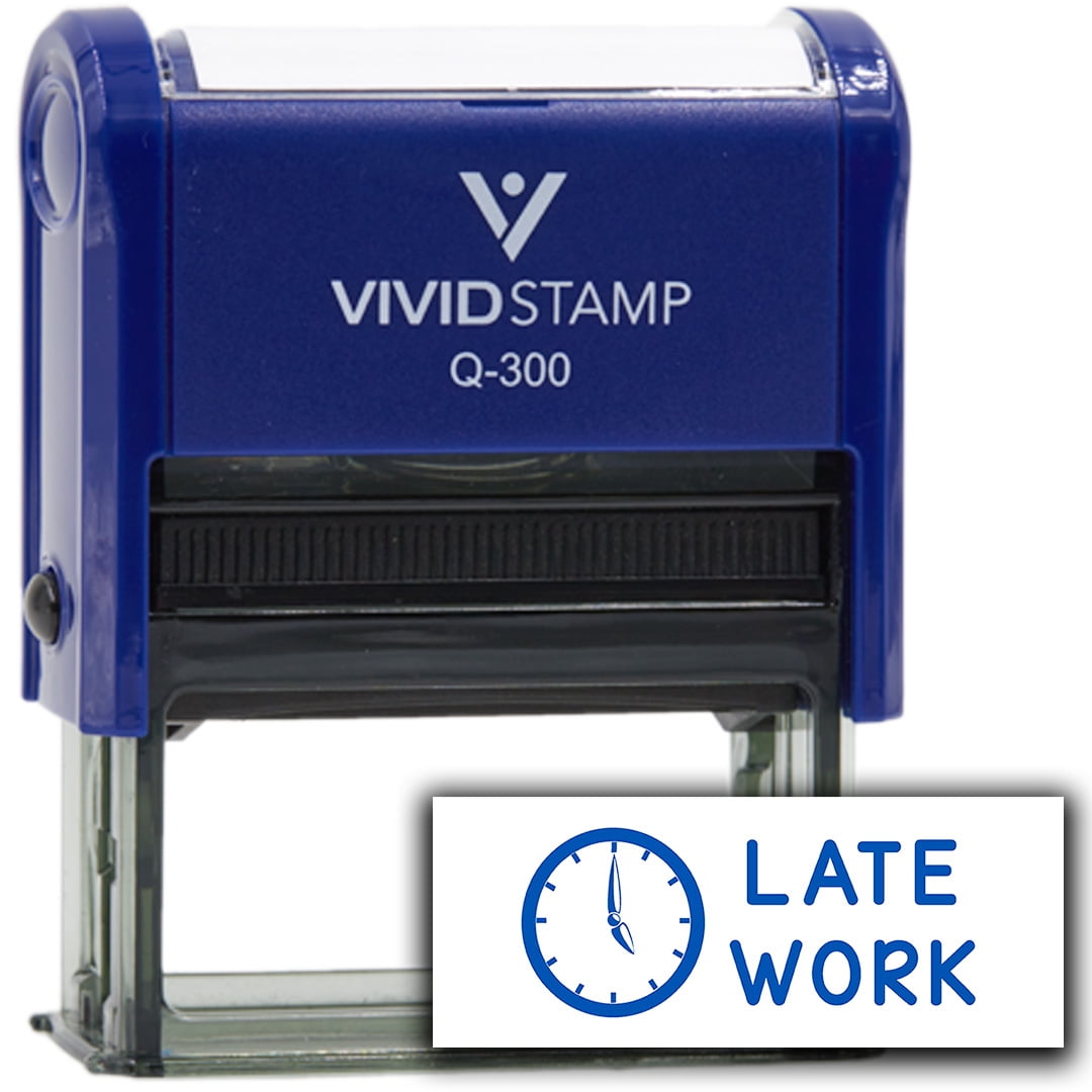 Vivid Stamp Late Work Stamps For Grading Self-Inking Rubber Stamps ...