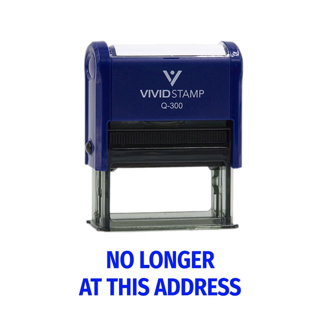 Vivid Stamp No Longer At This Address Business Self-Inking Rubber ...