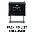 Vivid Stamp PACKING LIST ENCLOSED Self Inking Rubber Stamp (Black Ink ...