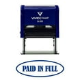 Vivid Stamp Paid In Full Self-Inking Office Rubber Stamp (Blue) - Large ...