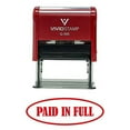 Vivid Stamp Paid In Full Self-Inking Office Rubber Stamp (Red) - Large ...