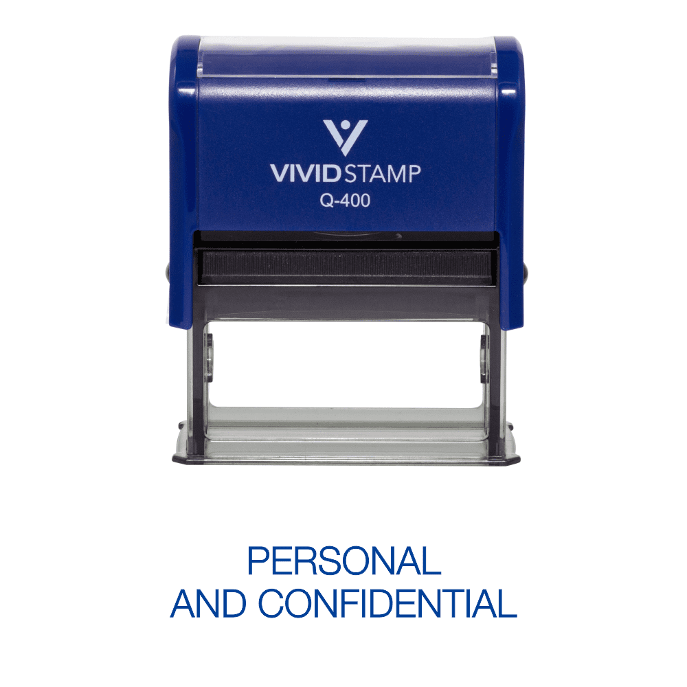 Vivid Stamp - Business Office Personal & Confidential Stamps - Walmart ...