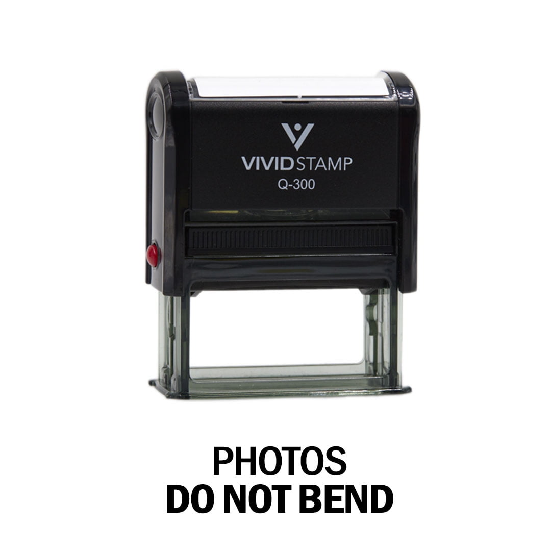 Vivid Stamp Photos Do Not Bend Business Self-Inking Rubber Stamps ...