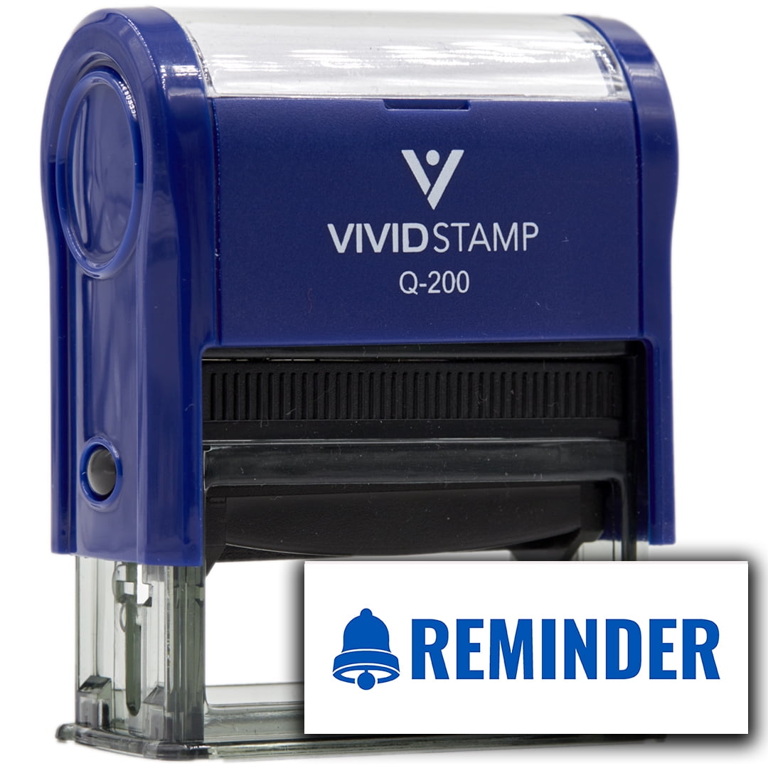 Vivid Stamp Reminder Self-Inking Rubber Stamps Teachers And Schools ...
