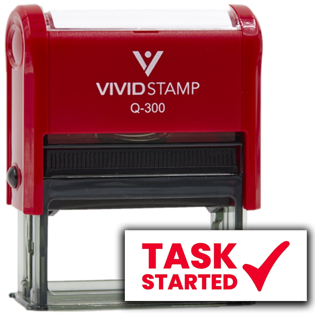 Vivid Stamp Task Started Self-Inking Rubber Stamps Teachers And Schools ...