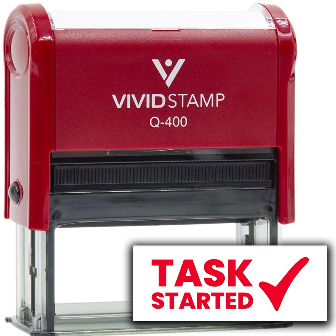 Vivid Stamp Task Started Self-Inking Rubber Stamps Teachers And Schools ...