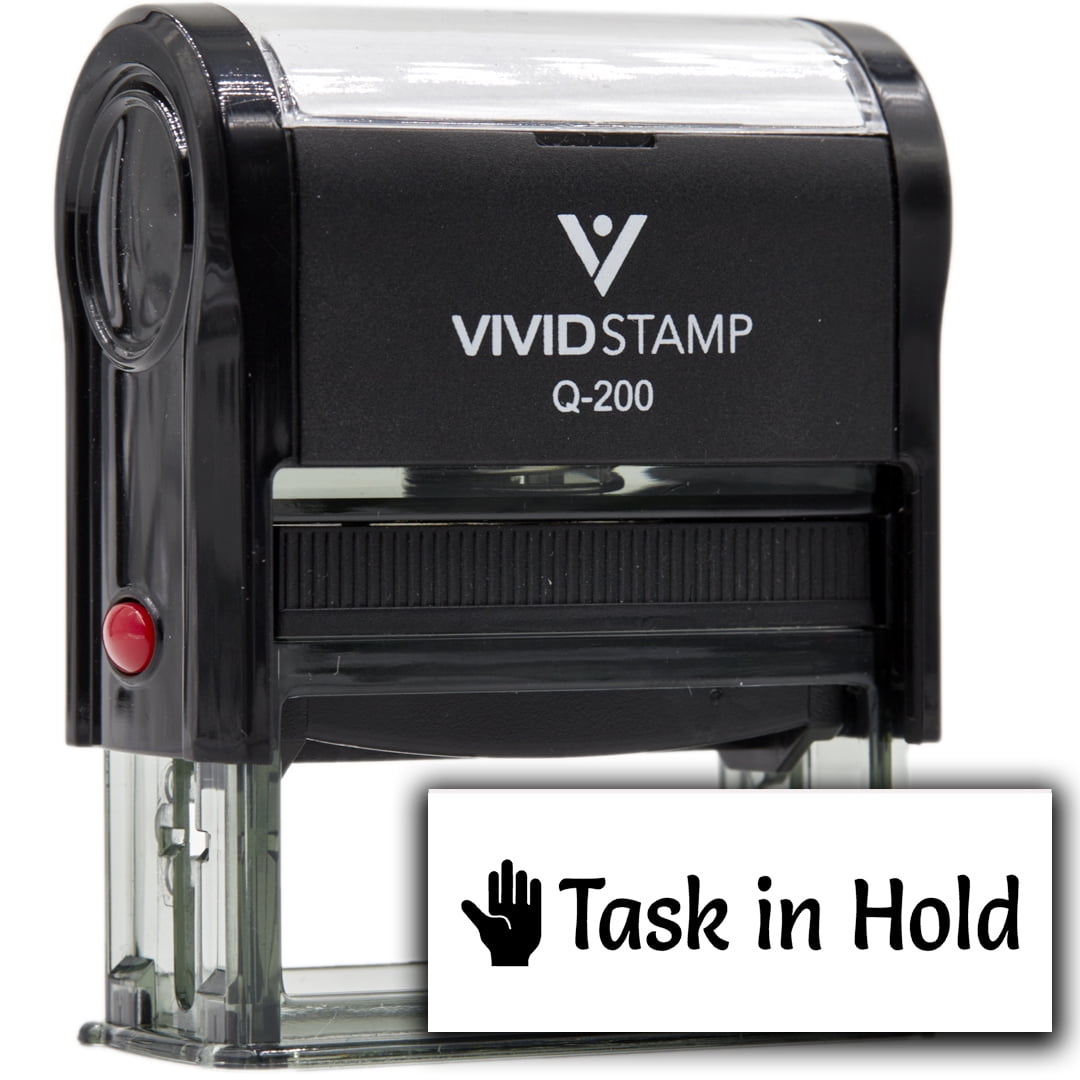 Vivid Stamp Task in Hold Self-Inking Rubber Stamps Teachers And Schools ...