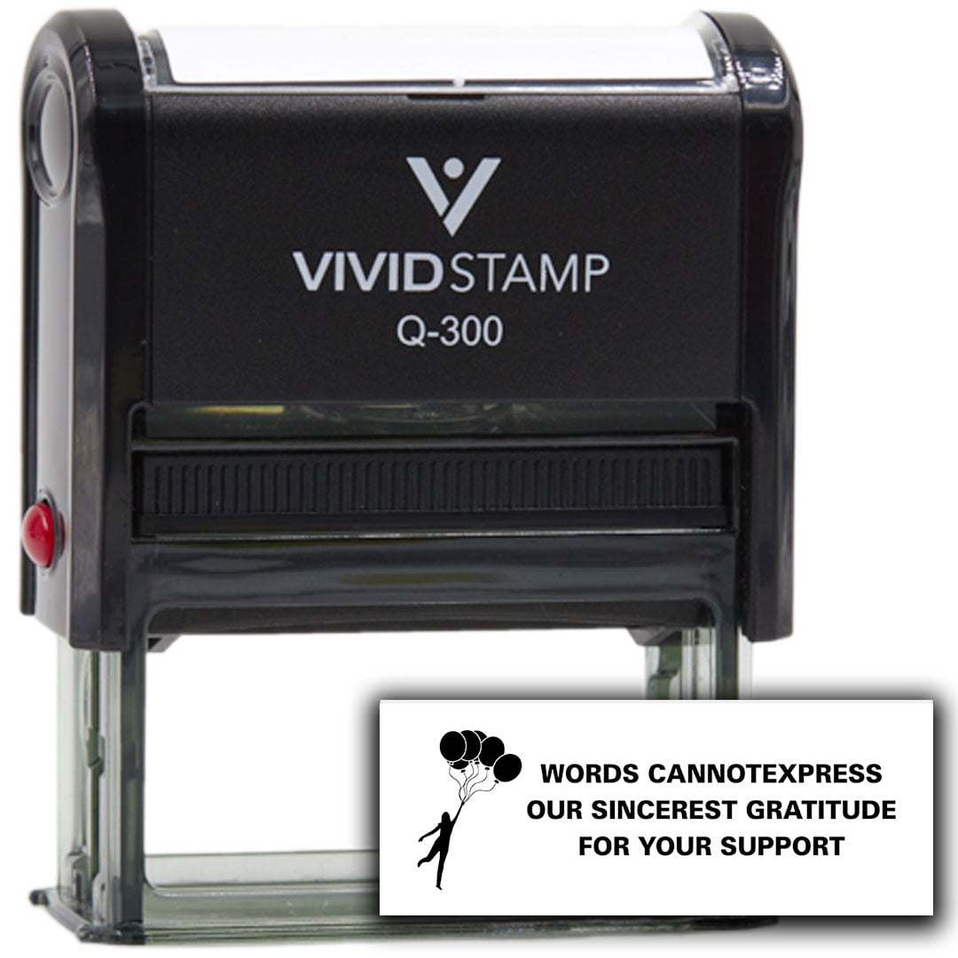 Vivid Stamp Words cannot express our sincerest gratitude for your ...