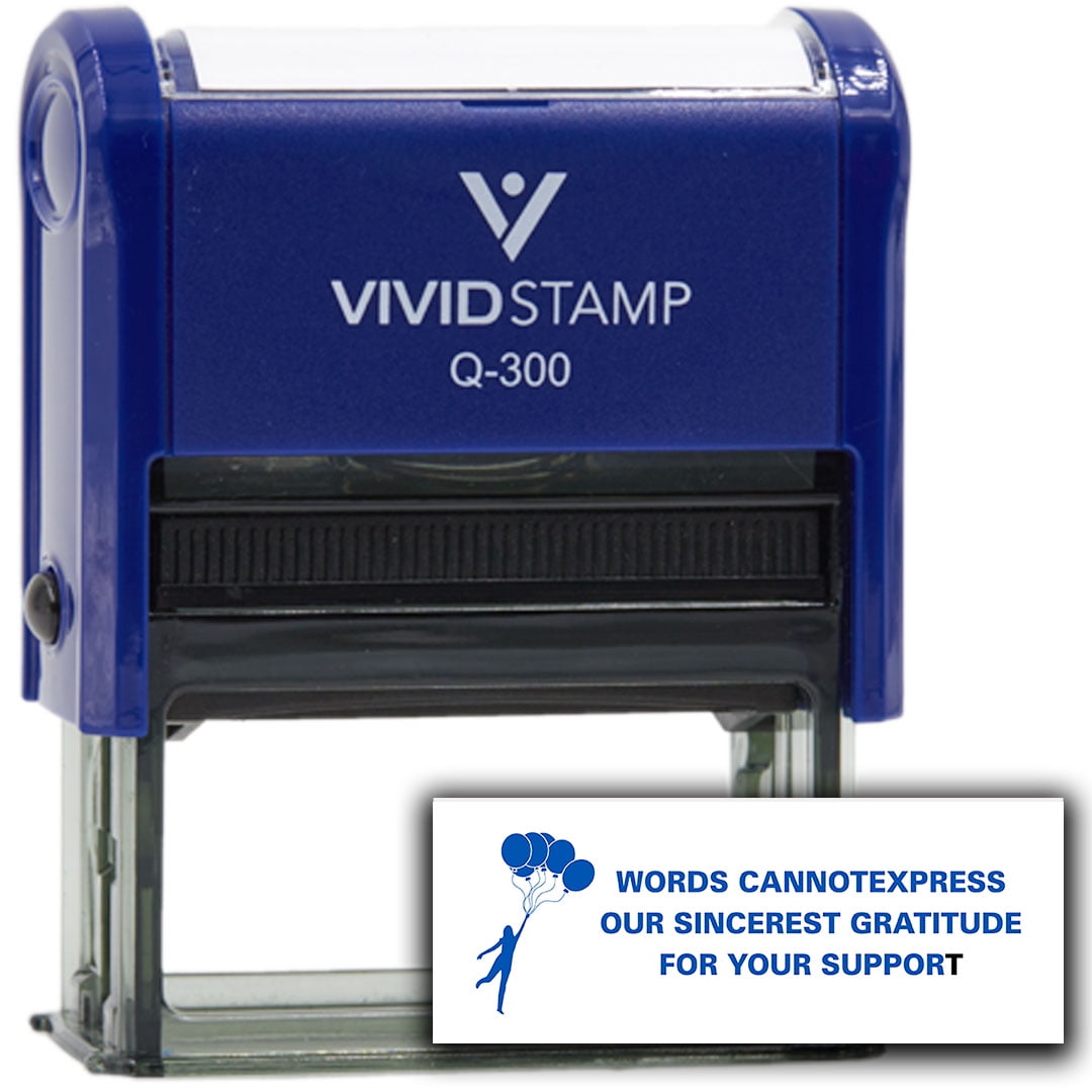 Vivid Stamp Words cannot express our sincerest gratitude for your ...