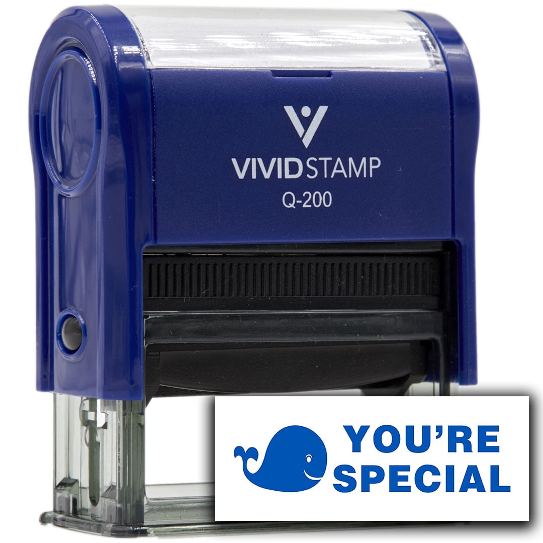 Vivid Stamp You’re Special Self Inking Rubber Stamp (Blue Ink) - Q-200 ...