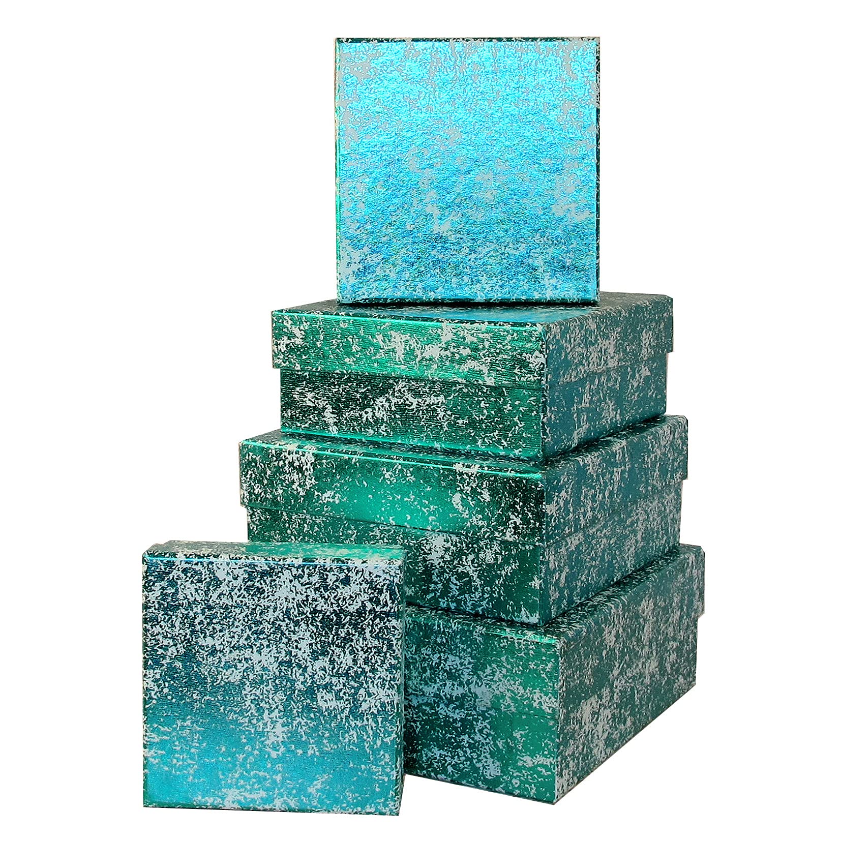 Vivid Wrap Nested Gift Boxes, 5-Piece, BSL1 Mint Crush - Walmart.com