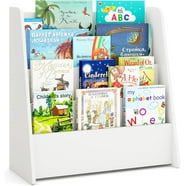 Kids Bookshelf, 3-Tier Book Rack and Toy Organizer, Storage Bookcase to ...