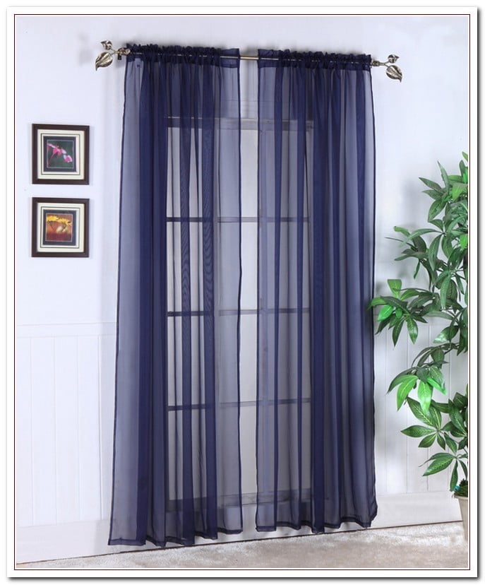 VividVibes Curtains Sheer - Linen Texture Sheer Window Covering, Light ...