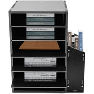 Behome Desk Organizer with File Holder, 5-Tier Desktop File Organizer ...