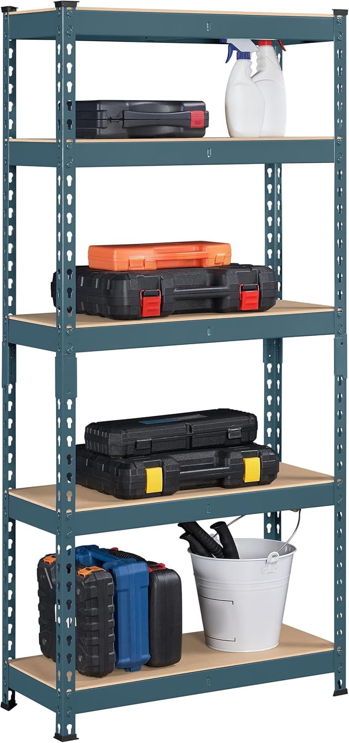 VividVibes Storage Shelves 5 Tier Garage Shelving Heavy Duty Garage ...