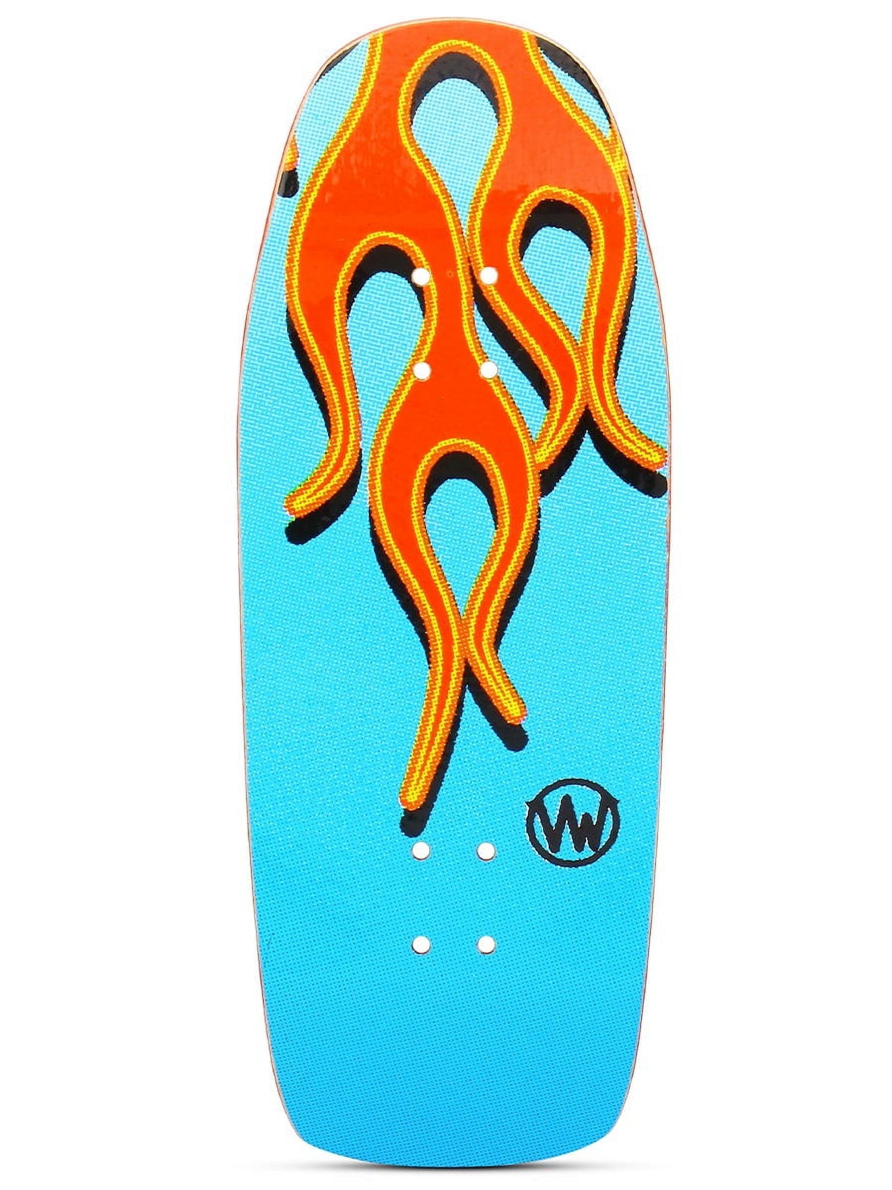 VividWood Flame Twin Fingerboard Deck - 34mm Wide Pro Quality ...