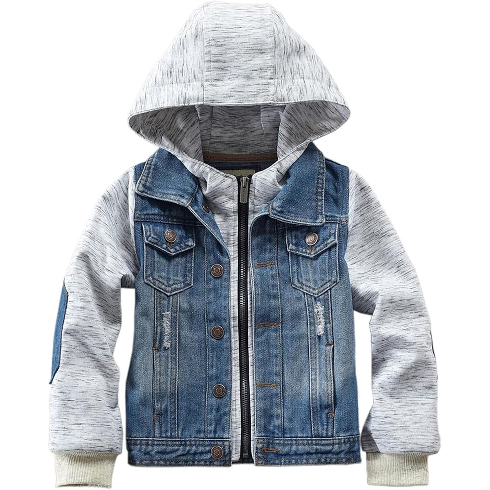 Vividxx Boys Jacket Durable Denim Jacket For Boys With Adjustable Hood ...