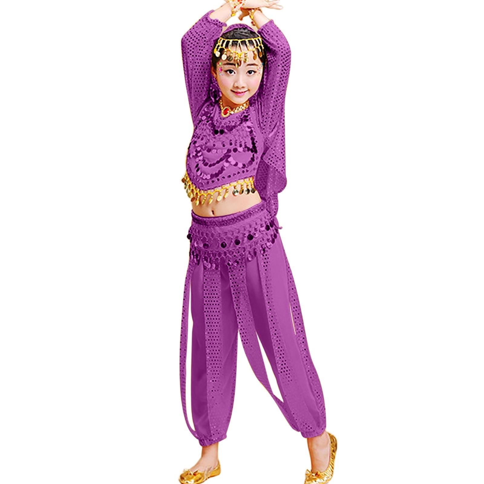 Vividxx Cute Outfits For Girls Dance Set Long Sleeve Top And Pants ...