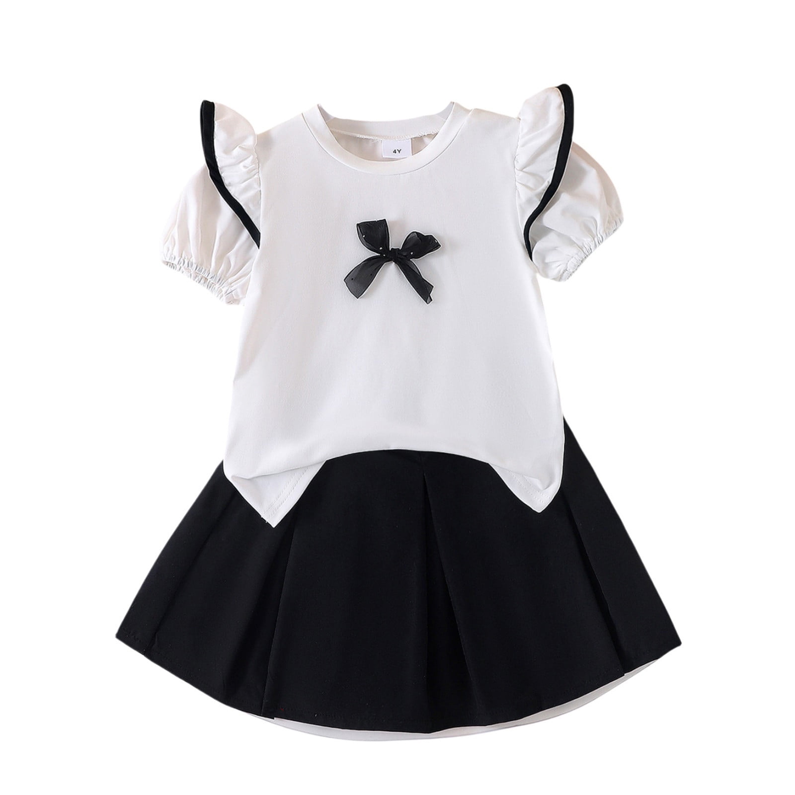 Vividxx Cute Outfits For Girls Girl's Skirt Sets 2 Piece Outfit Spring ...
