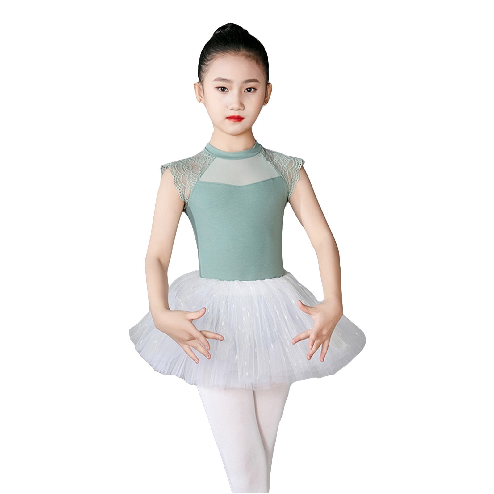 Vividxx Cute Outfits For Girls Kid Girls Ballet Dance Dress Lace Short ...