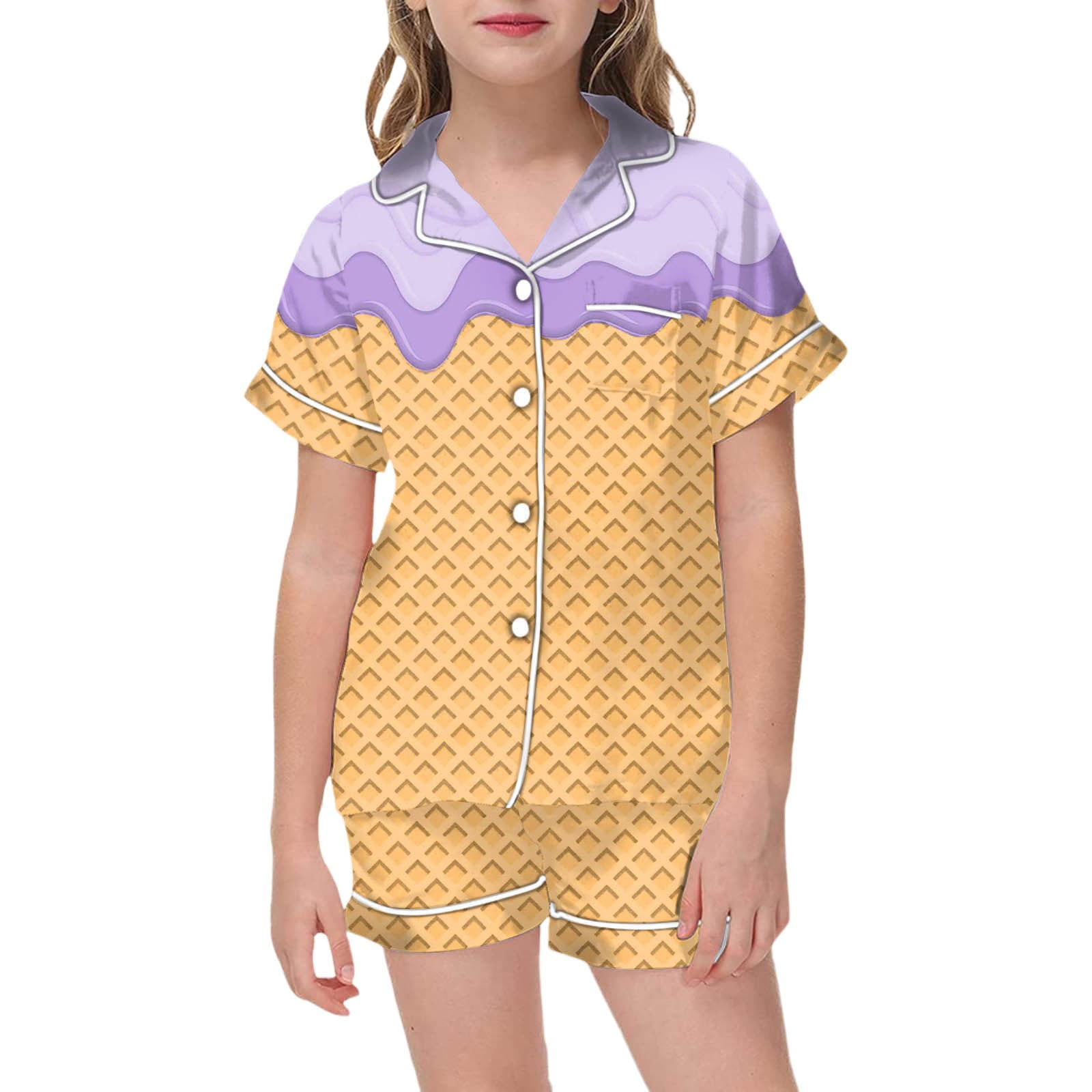 Vividxx Girl Outfits 2 Piece Sets Pajamas For Kids Children Graphic ...