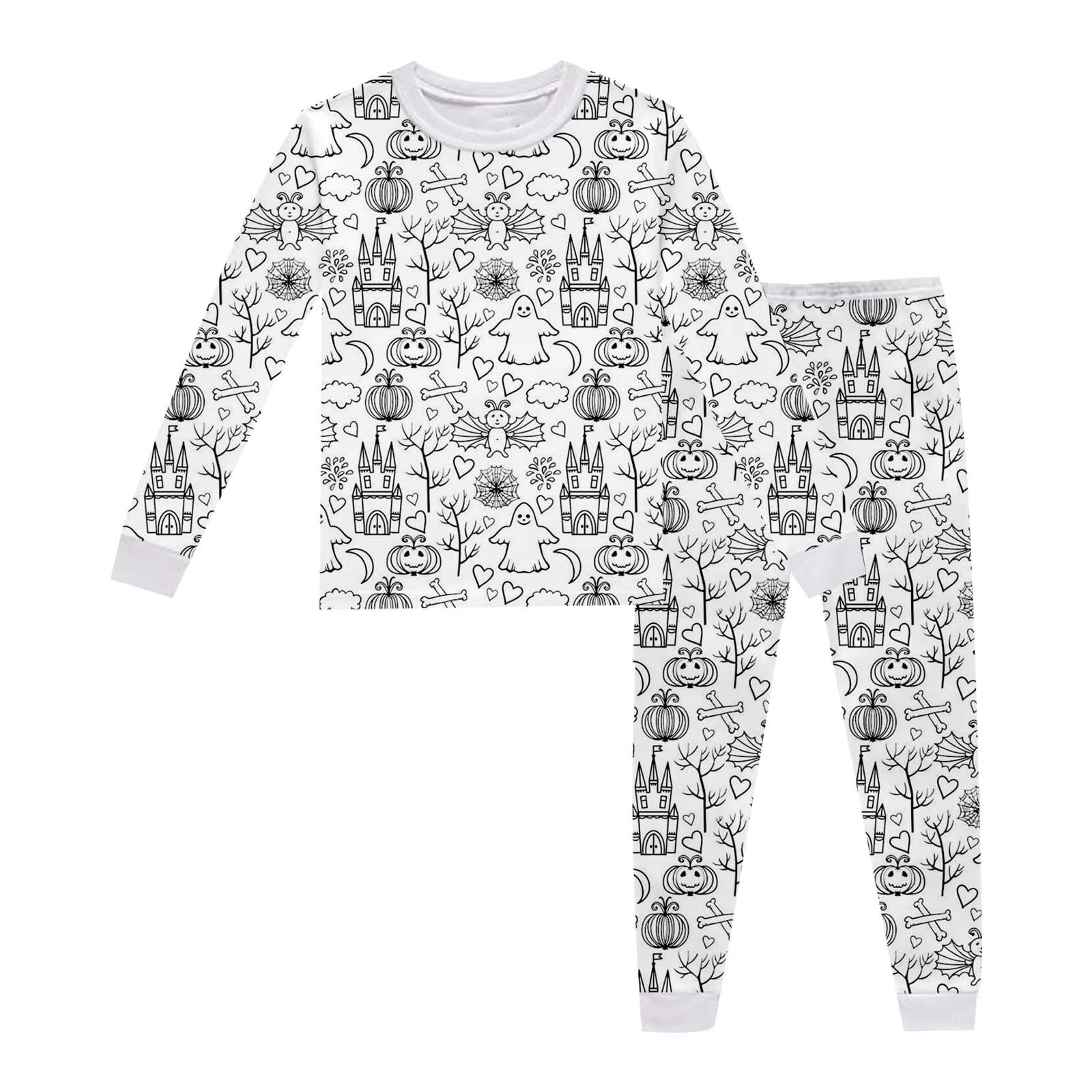 Vividxx Pajamas For Girls Cute Girls Sleepwear Set DIY Pajamas For ...