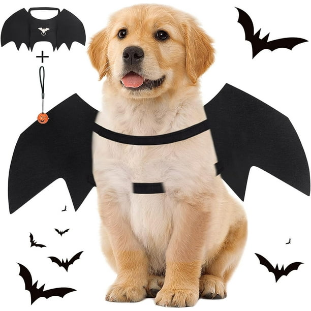 Vivifying Dog Bat Wings, Dog Bat Costume Adjustable Halloween Pet Bat ...