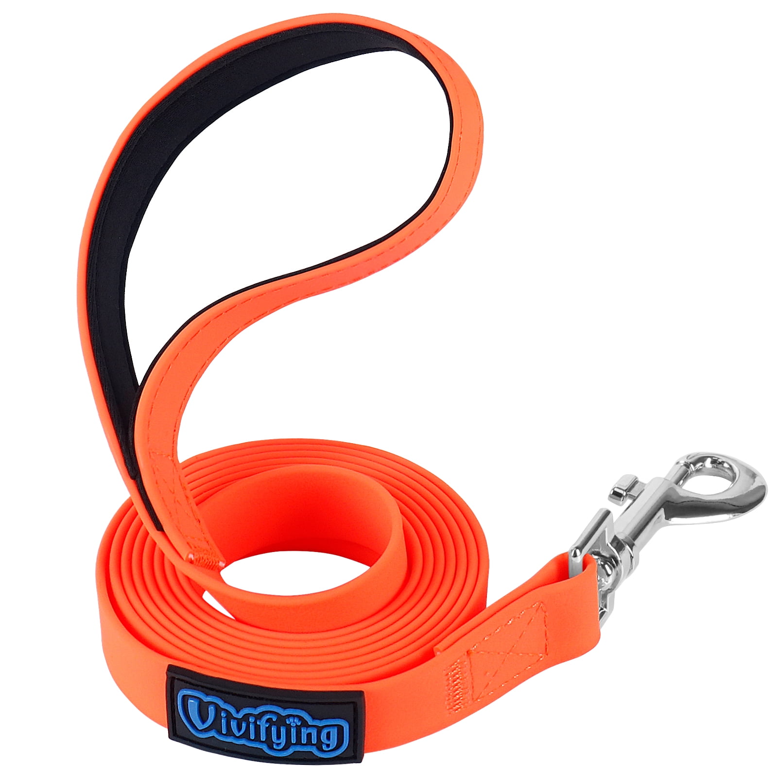 Vivifying Waterproof Dog Leash, 6FT Recall Training Agility Lead PVC ...