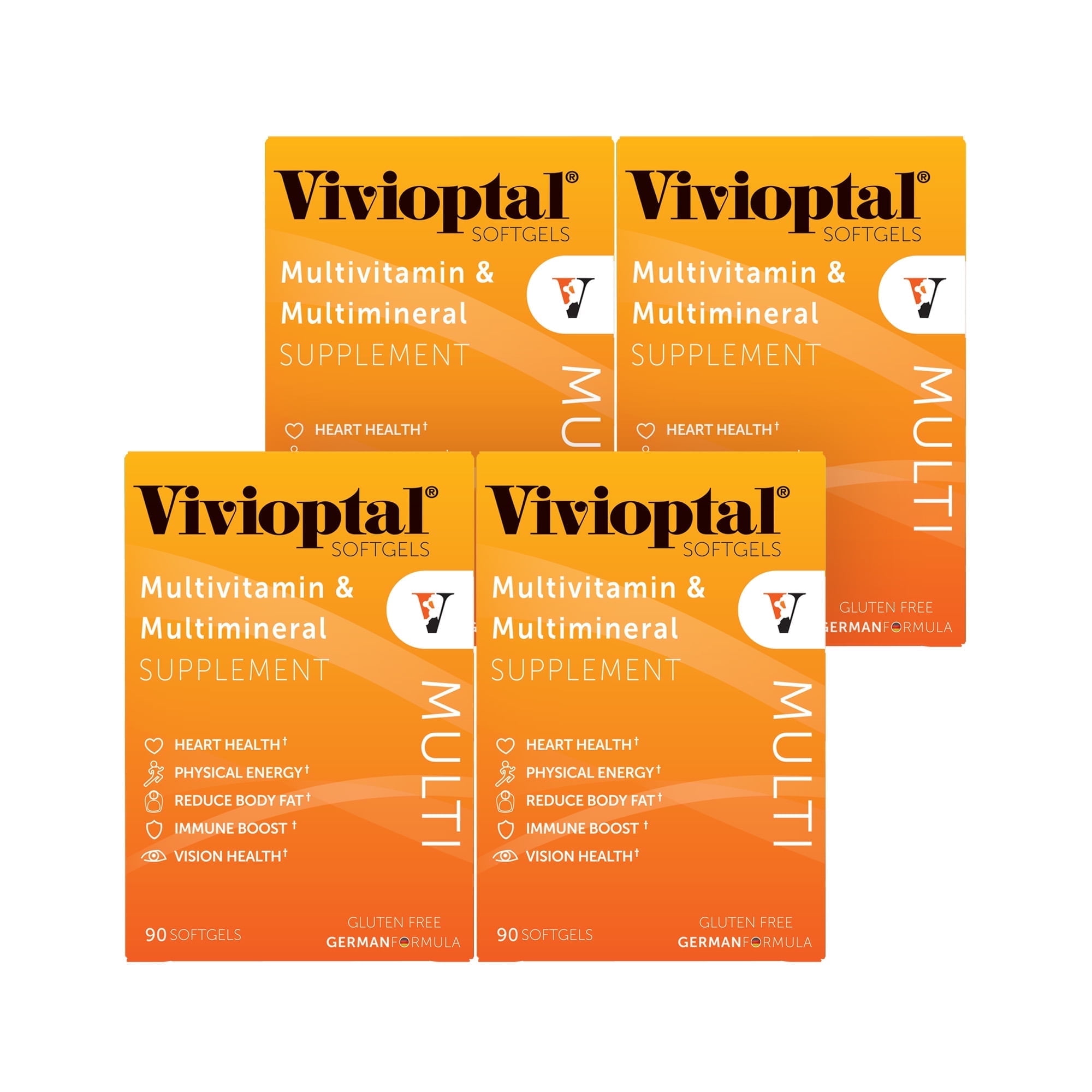Vivioptal Multi, 90 Softgels (1 Year Supply), Multivitamin ...