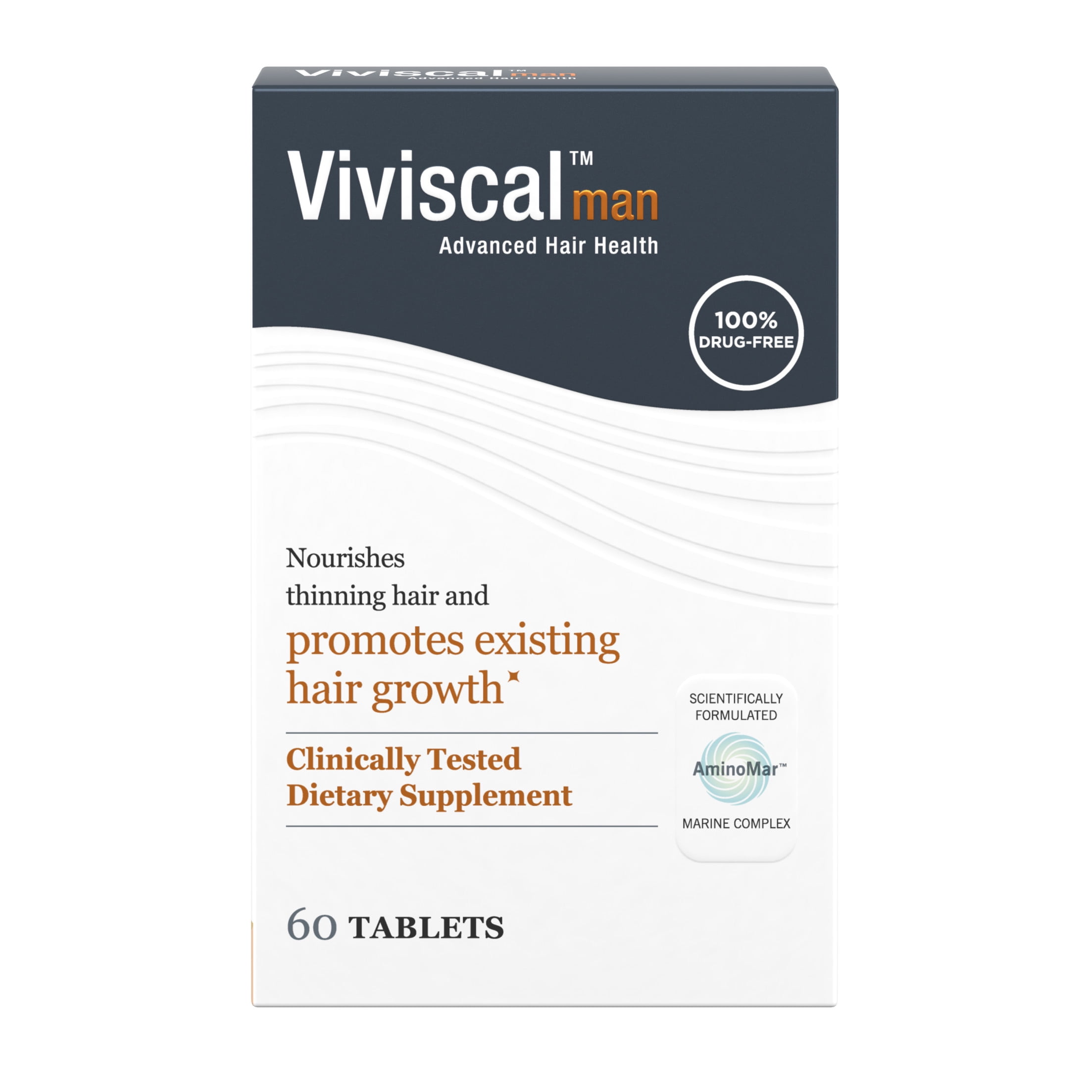 Viviscal Men's Hair Growth Supplements for Thicker Fuller Hair ...