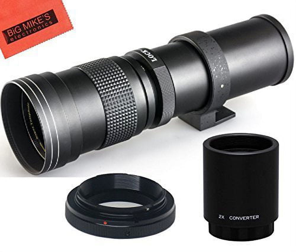 Vivitar 420-1600mm f/8.3 Manual Focus Telephoto Zoom Lens & T-Mount for ...