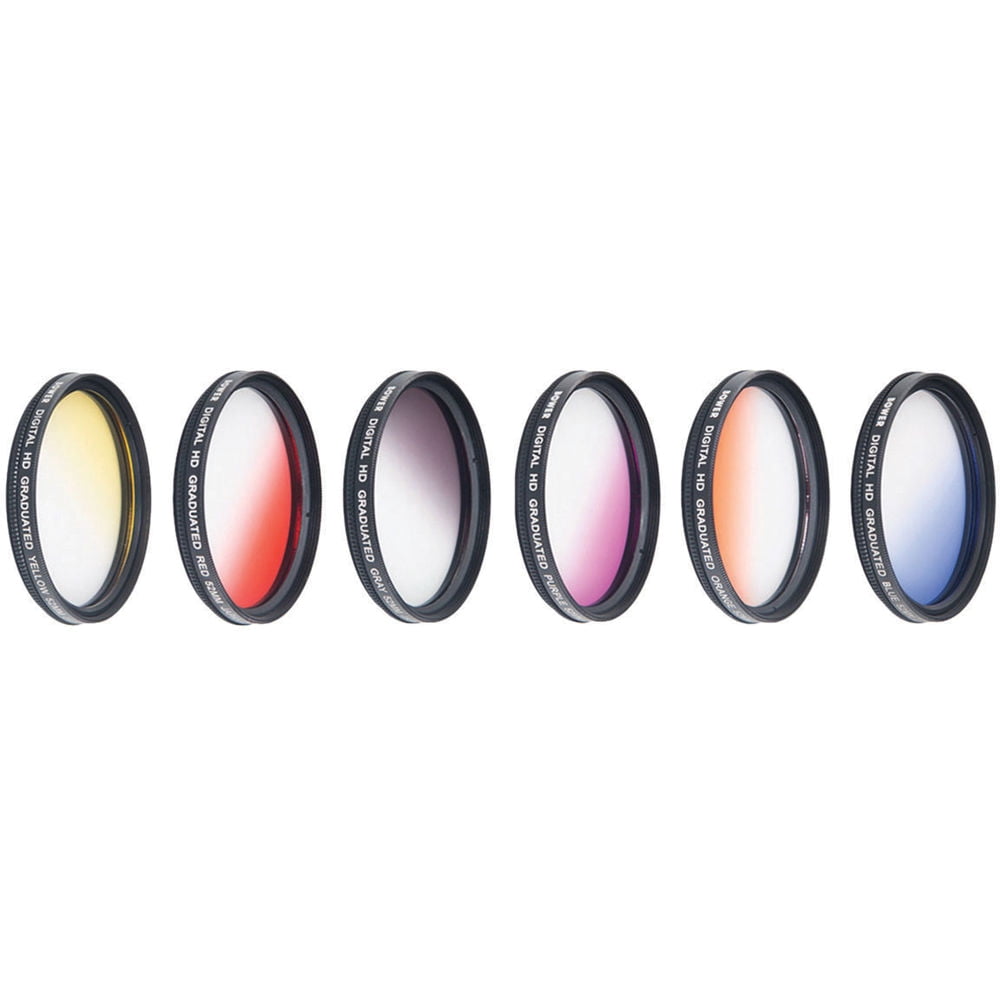 Vivitar 72mm Graduated Color Multicoated Filter Set (Red, Yellow, Blue ...