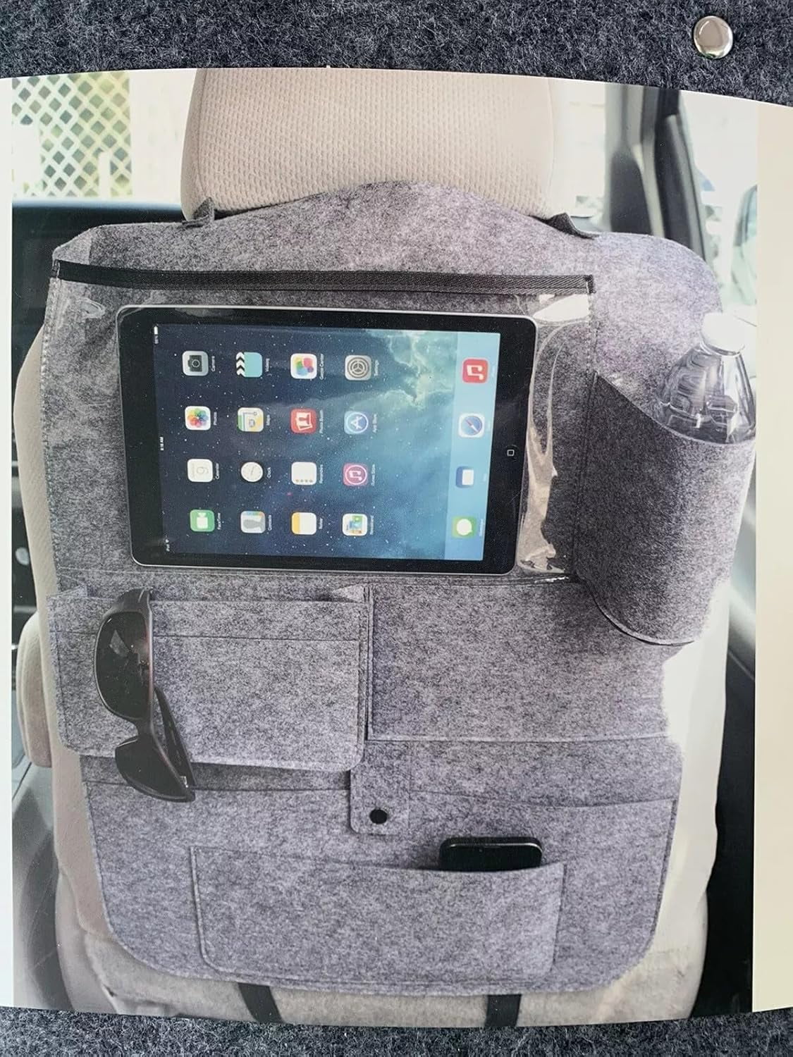 Vivitar Back Seat Organizer Gray - Walmart.com