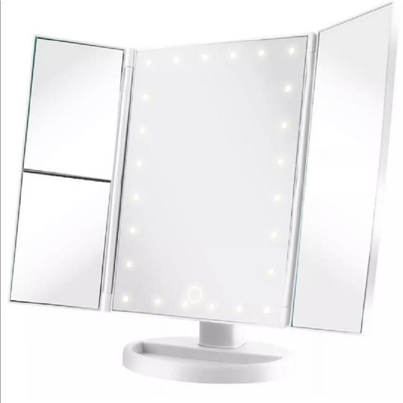 Vivitar Cordless LED Light Up Vanity Mirror 1x/10x Magnification MR1306 ...
