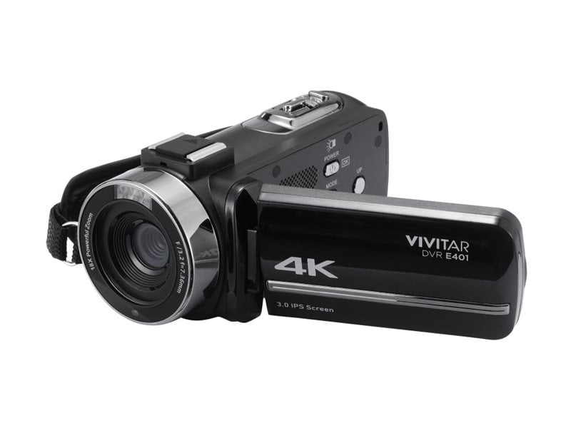 Vivitar, Camcorder, DVR-E401, 4K / 30 fps black with 42MP photo ...