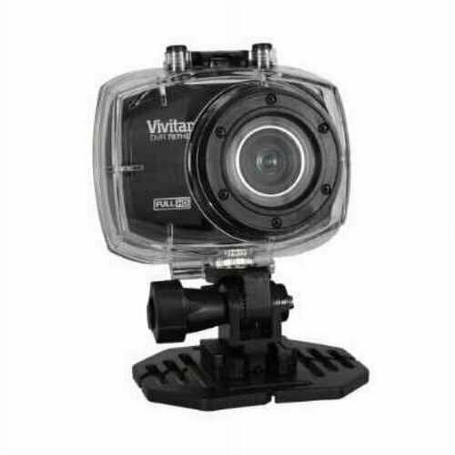 Vivitar DVR787 Full HD Action Camera with Remote, Waterproof Case, and ...