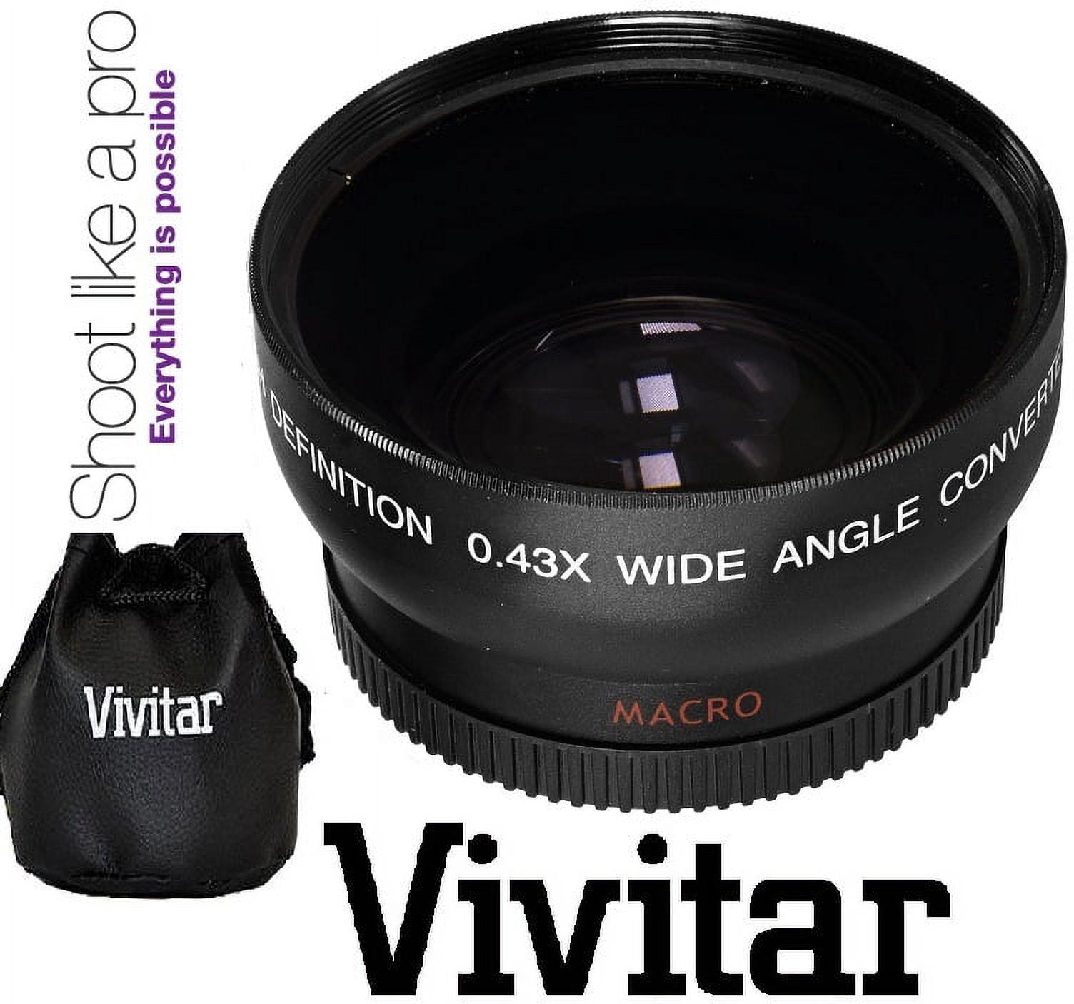 Vivitar HD4 Optics Wide Angle With Macro Lens For Nikon D3400 D5600 ...