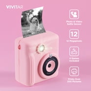 Vivitar Kidzcam Digital Camera for Kids with Rechargeable Battery and 2 ...