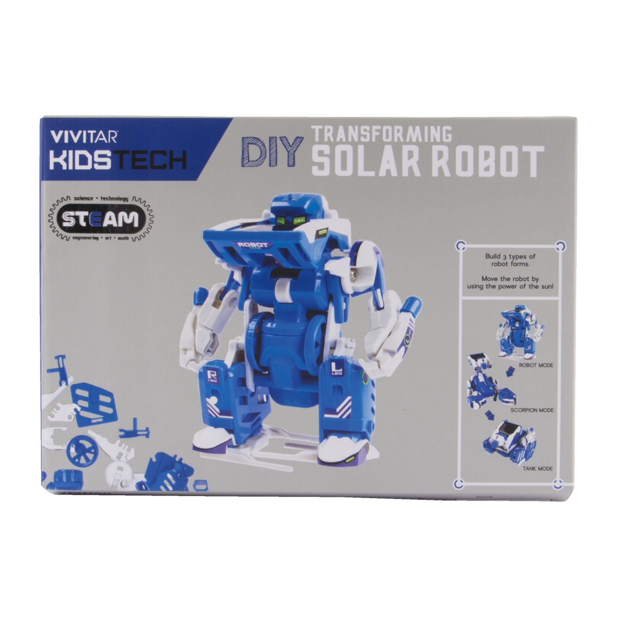 Vivitar Kids Tech DIY Transforming Solar Robot, Grades 2 To 5 - Walmart.com