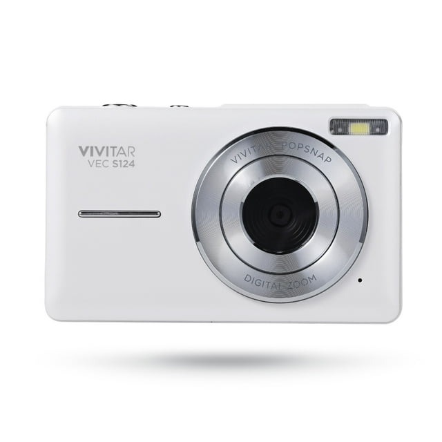 Vivitar Popnap Digital Camera, White, 16X Zoom, 1080p, Micro SD, Single ...