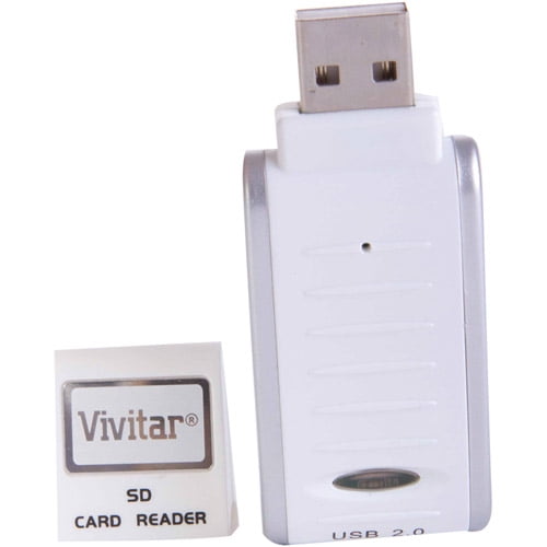 Vivitar VIV-RW-3000-W SDHC Card Reader White - Walmart.com