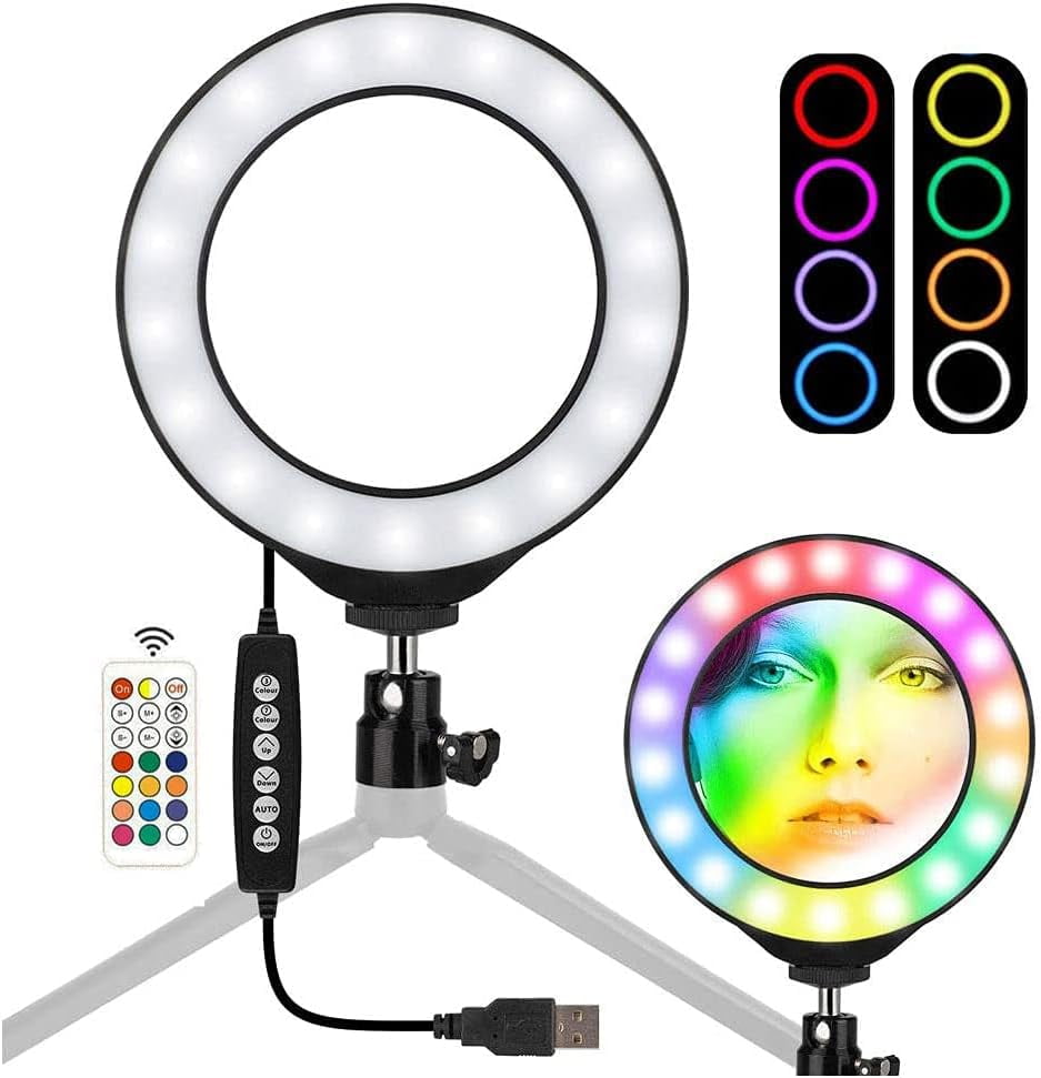 Vivitar Vlog Essentials 10 Inch Full Color RGB Ring Light 360° Rotation ...