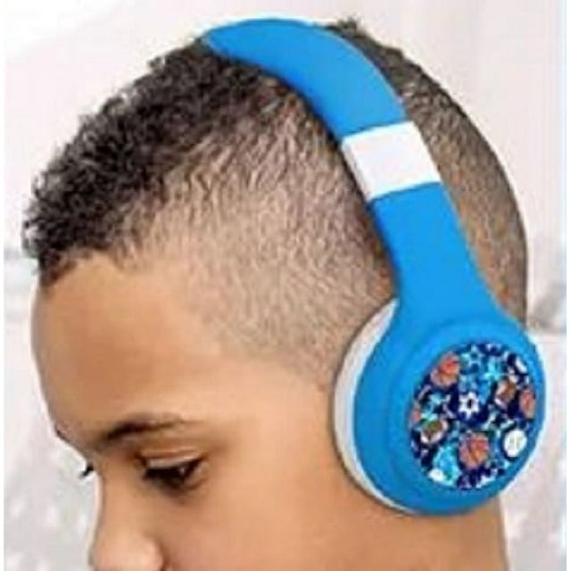 Vivitar iVibe Bluetooth Headphone with Matching Water Bottle Blue ...